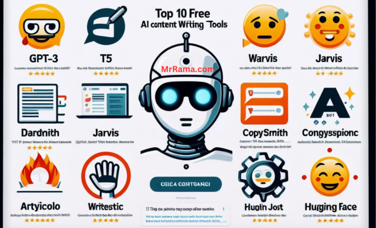 Top 10 Best Free Ai Content Writing Tools 2024